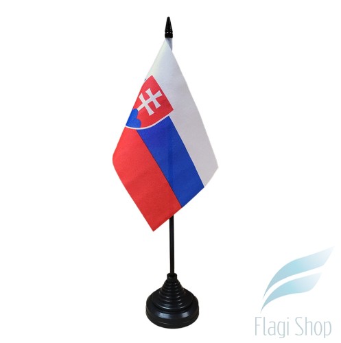 Flaga na biurko Słowacja 10x15 cm Flagi Słowacji Hurtownia Flag